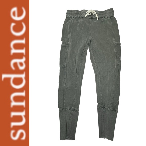 Sundance | Pants & Jumpsuits | Sundance Sage Green Draw String Cargo ...